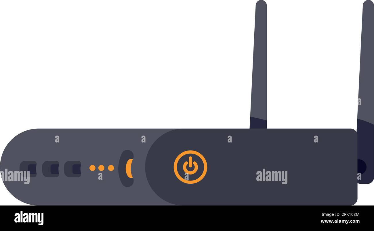 router wifi with antenas Stock Vector Image & Art - Alamy