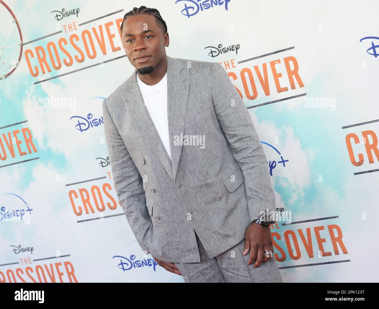 Los Angeles, USA. 04th Apr, 2023. Derek Luke arrives at the Disney ...