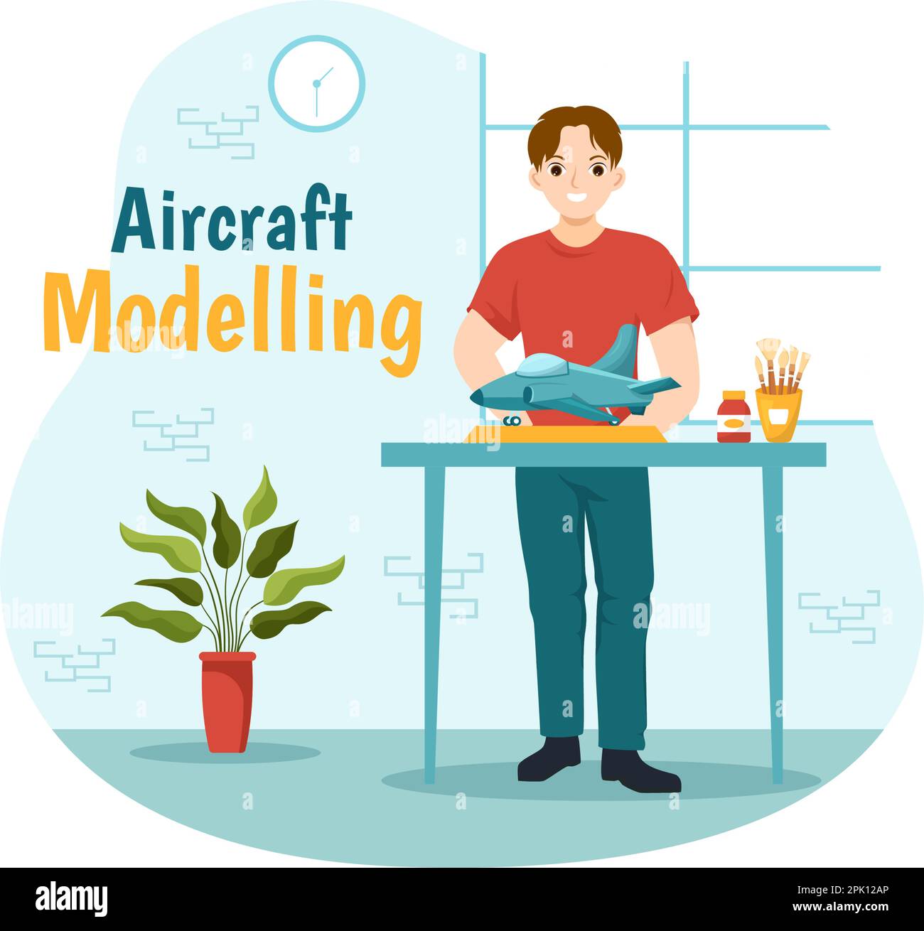 Child modelling Stock Vector Images - Alamy