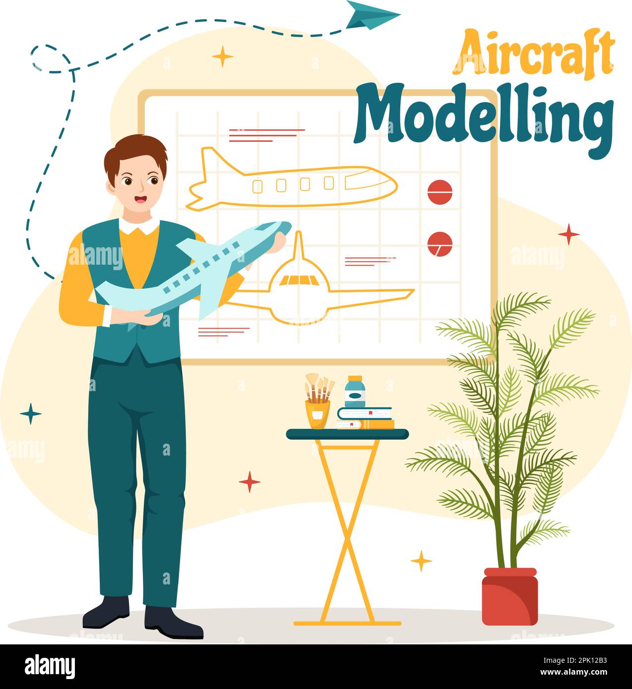 Child modelling Stock Vector Images - Alamy