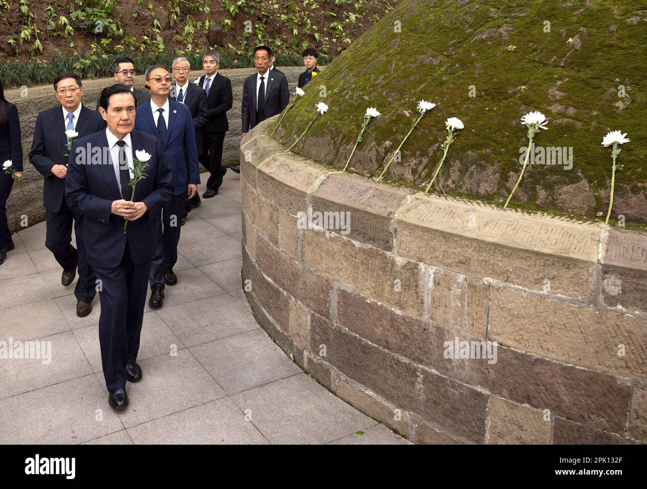 Chongqing, China's Chongqing Municipality. 4th Apr, 2023. Ma Ying-jeou ...