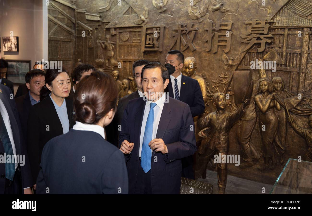 Chongqing, China's Chongqing Municipality. 4th Apr, 2023. Ma Ying-jeou ...