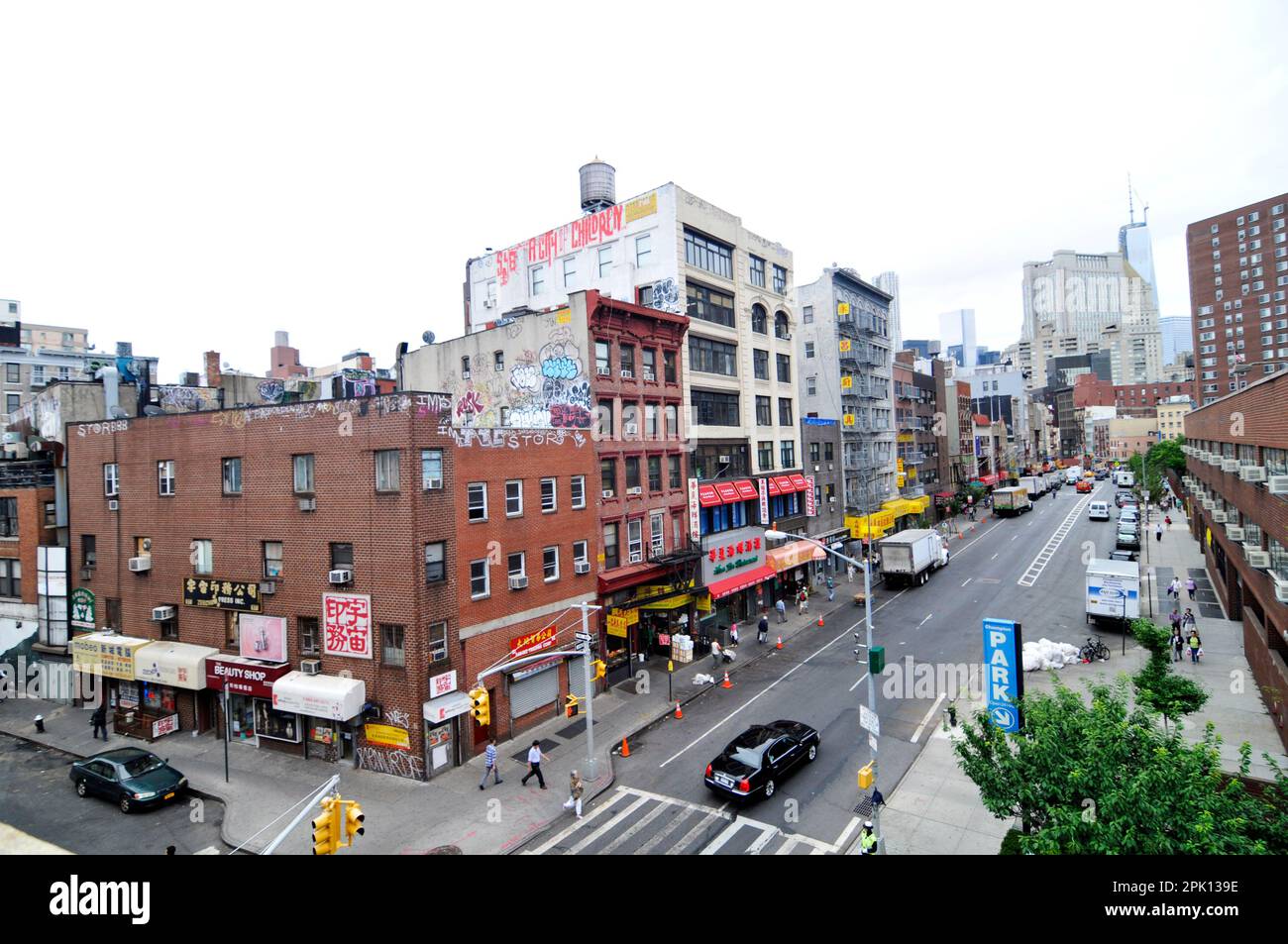 A view of Chinatown in Manhattan, New York City, USA Stock Photo - Alamy