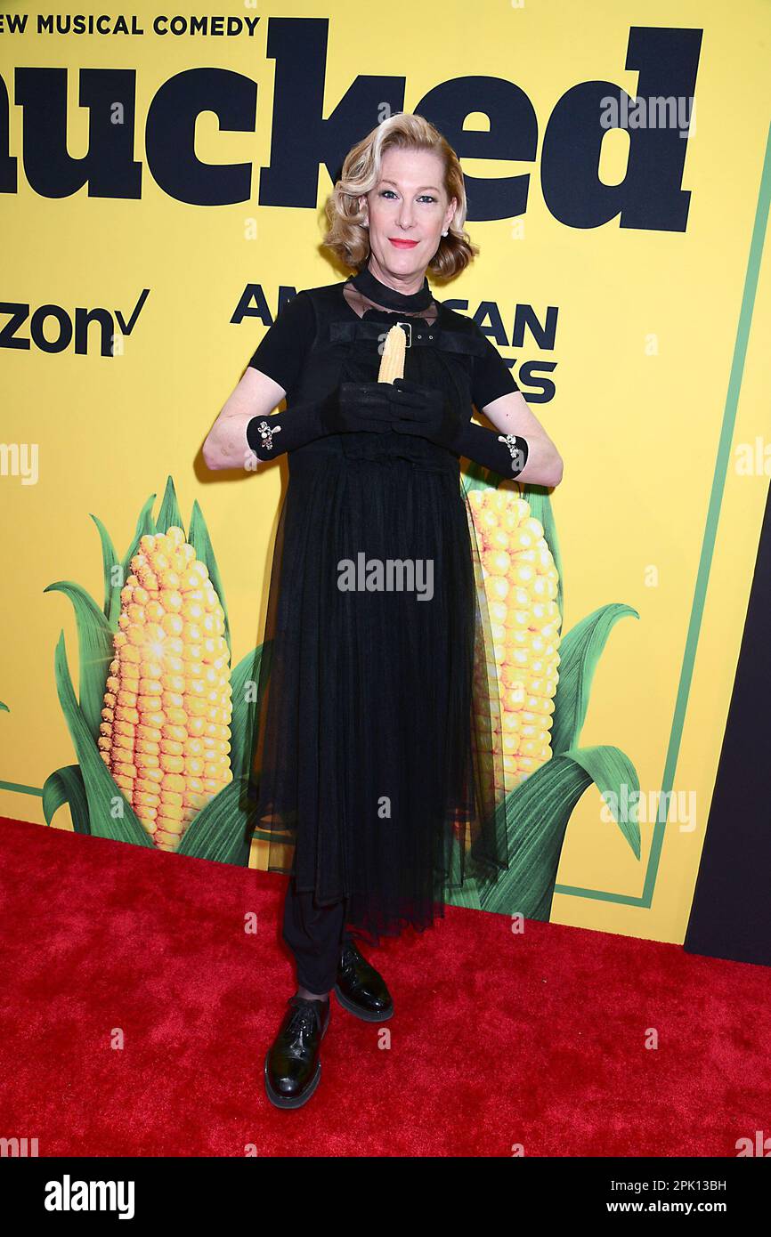 Justin Vivian Bond attends the Broadway Opening Night of "Shucked" at The Nederlander Theatre in ...