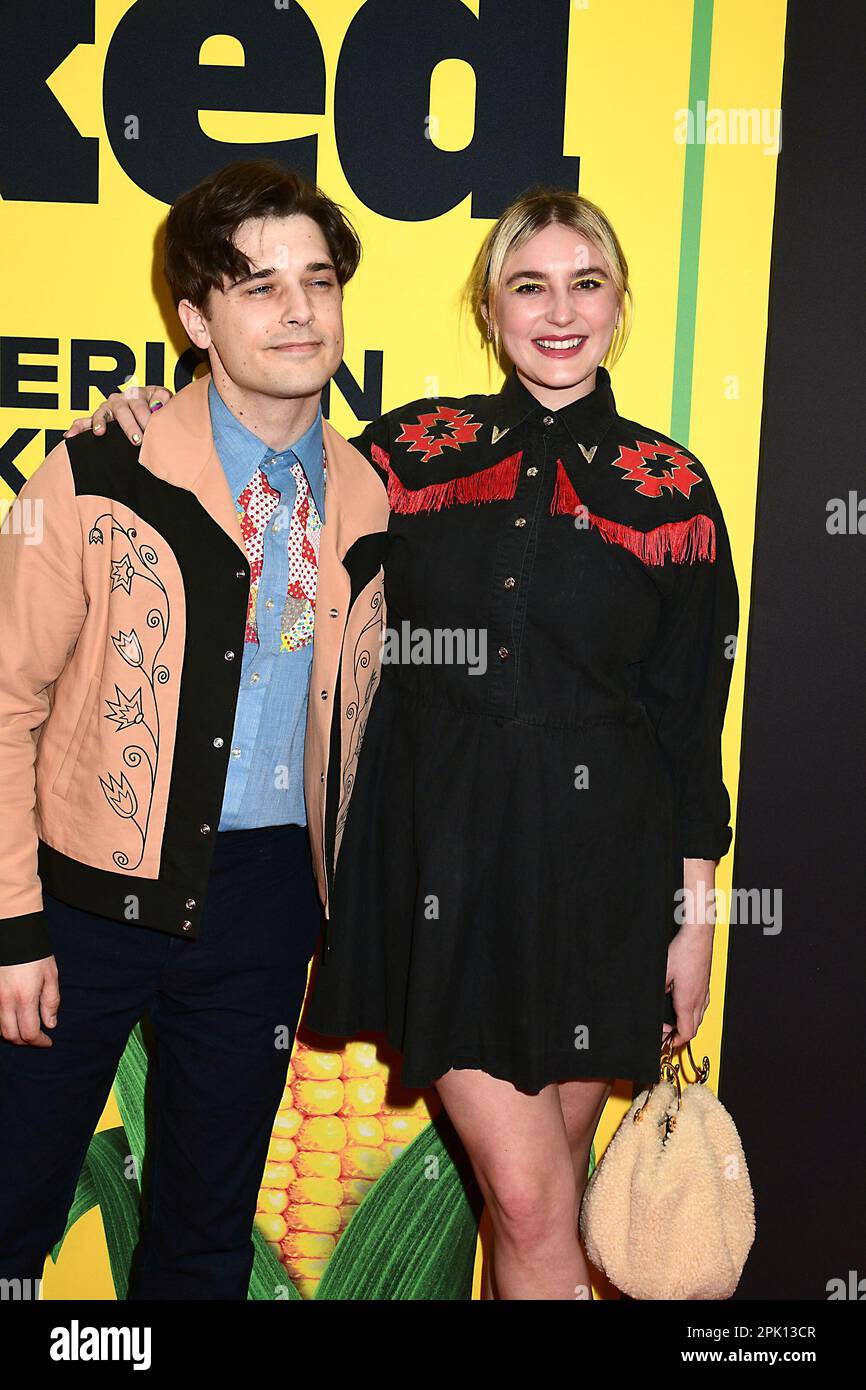 Andy Mientus and Gracie McGraw attends the Broadway Opening Night of ...