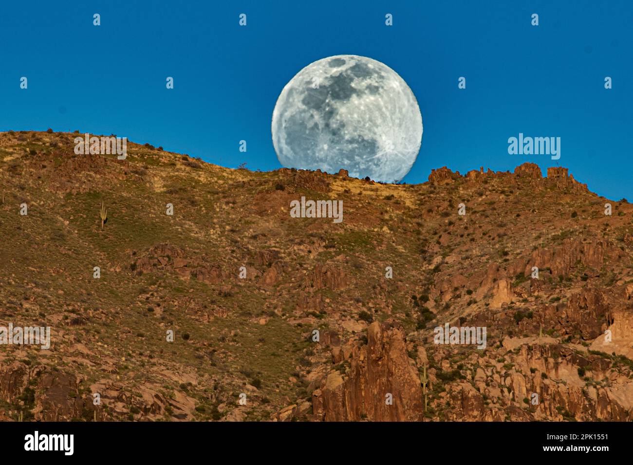 Full Moon Rising Stock Photo - Alamy