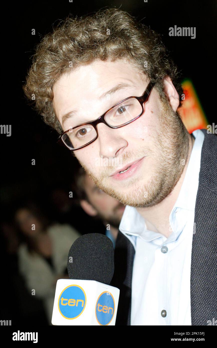 Seth Rogen at the Australian premiere of Knocked-Up. Entertainment ...