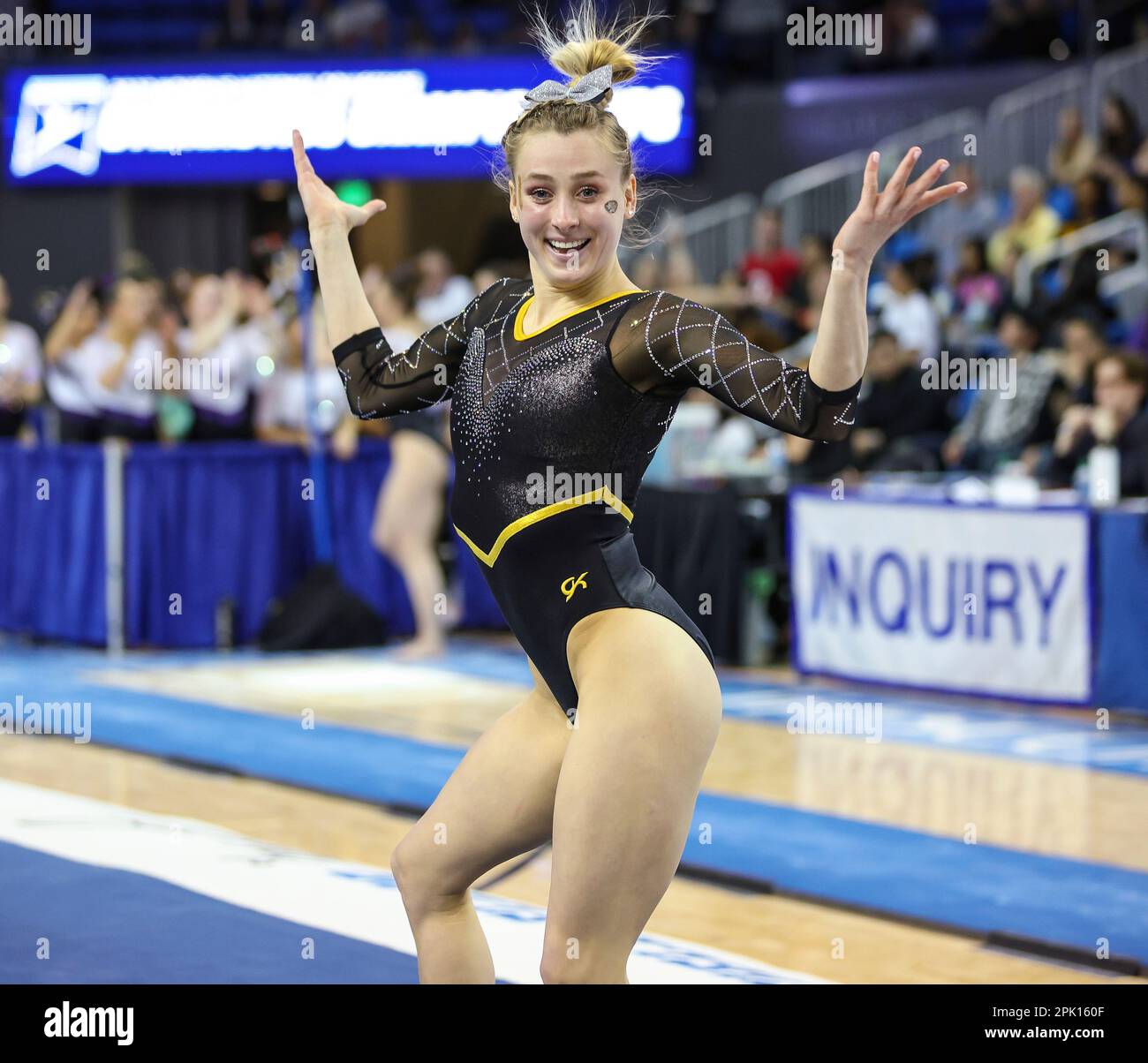 April 1, 2023: Missouri's Alisa Sheremeta performs her floor routine ...