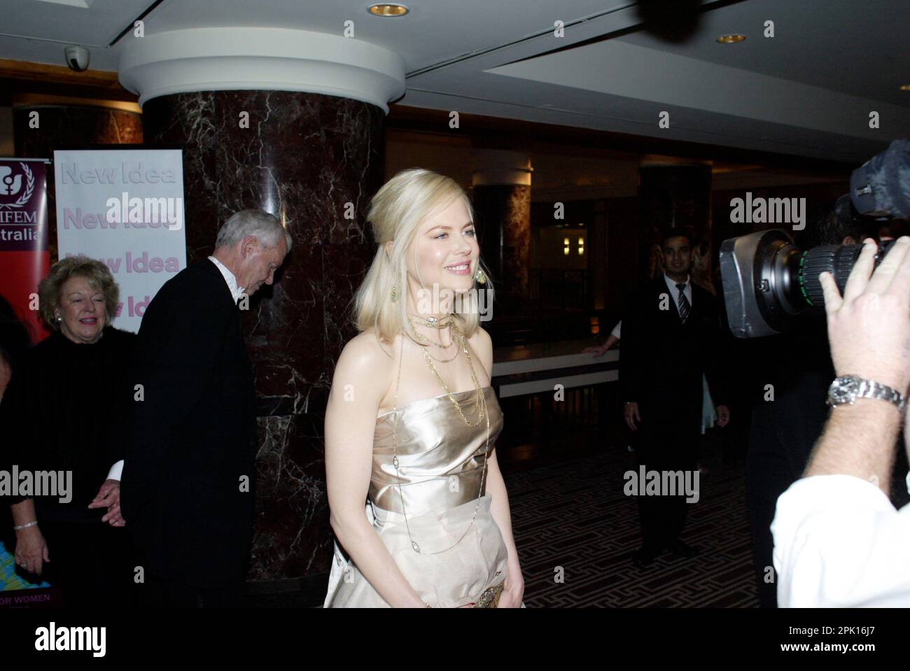 Nicole Kidman, a Unifem Goodwill Ambassador, arriving at the United ...