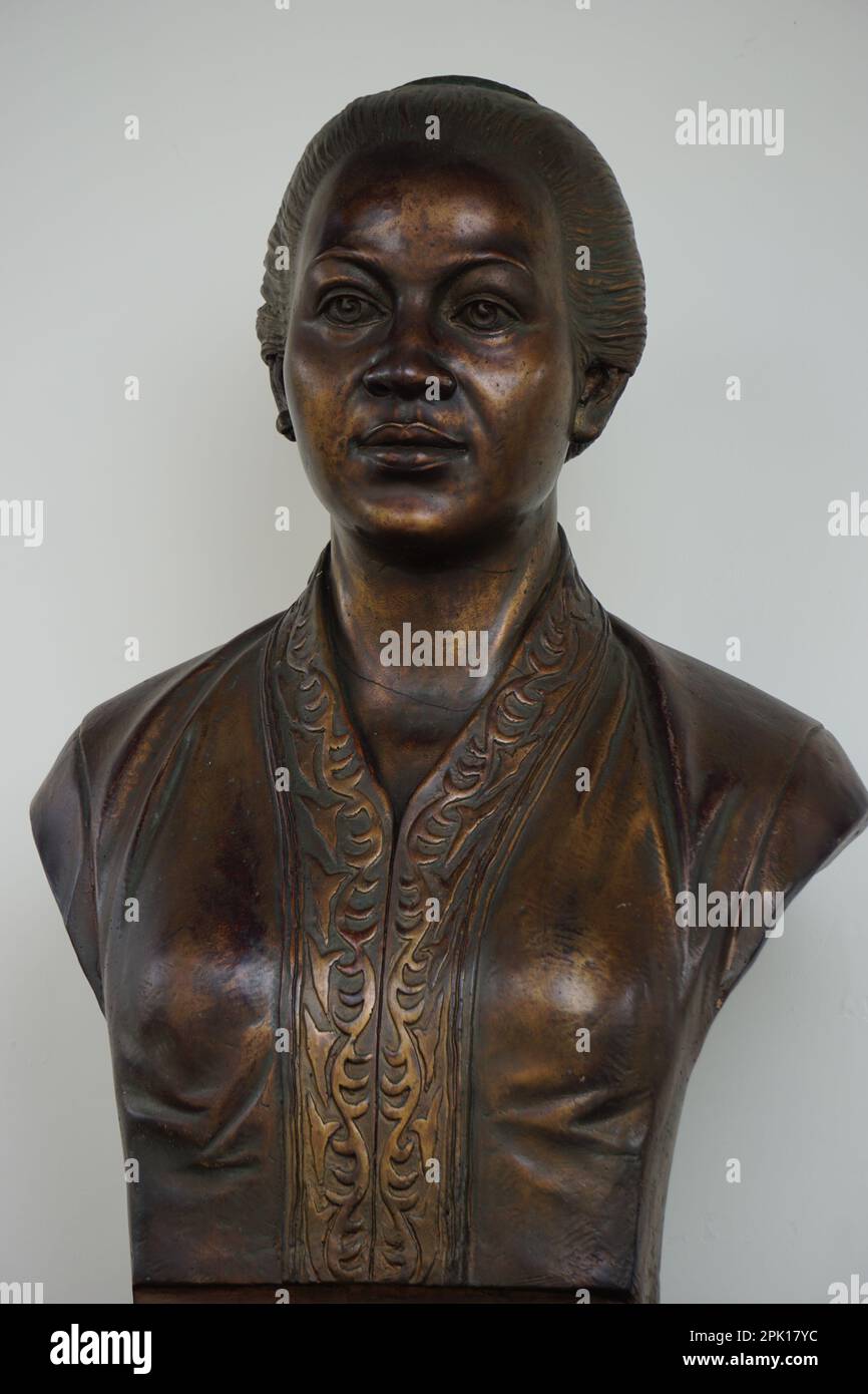 Kartini statue. Kartini is one of Indonesian female hero in education ...