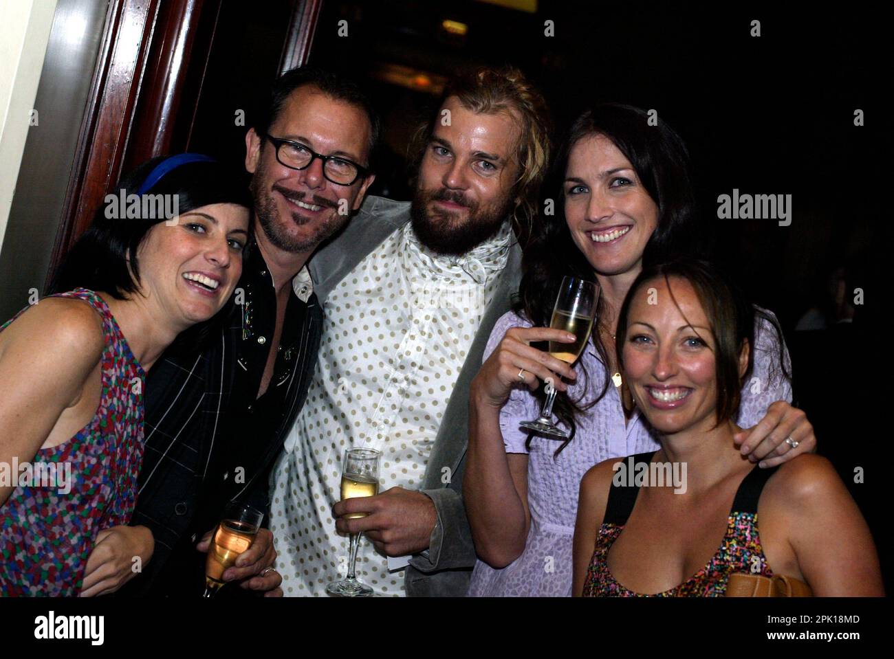 Kirk Pengilly of INXS and Sam Elsom of Funkulo at the David Jones ...