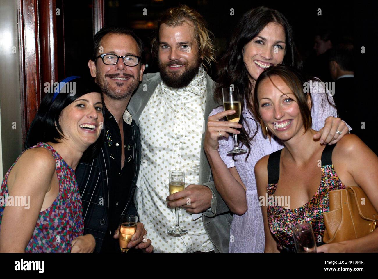 Kirk Pengilly of INXS and Sam Elsom of Funkulo at the David Jones ...
