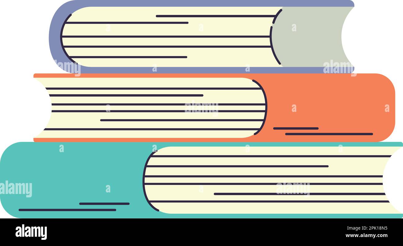 Stacked books learning icon hi-res stock photography and images - Alamy