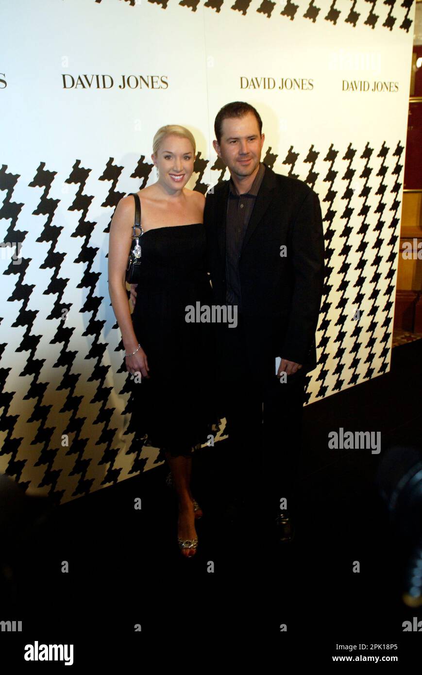 Ricky ponting and wife rianna ponting hi-res stock photography and ...