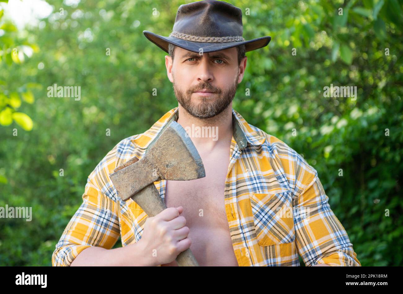 Rancher ax hi-res stock photography and images - Alamy