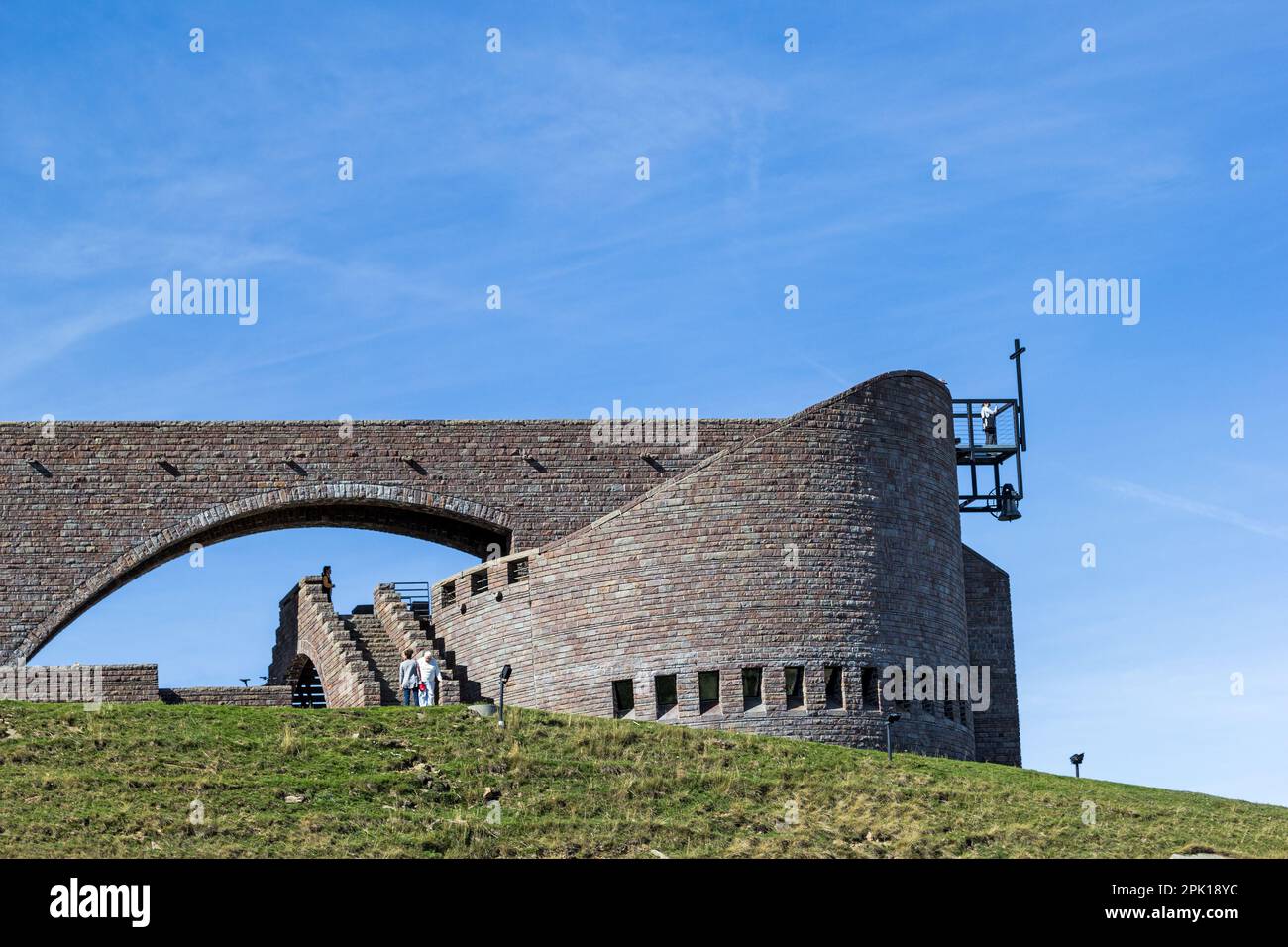 Tamaro, Switzerland - 03 October 218: Santa Maria degli Angeli Chapel ...