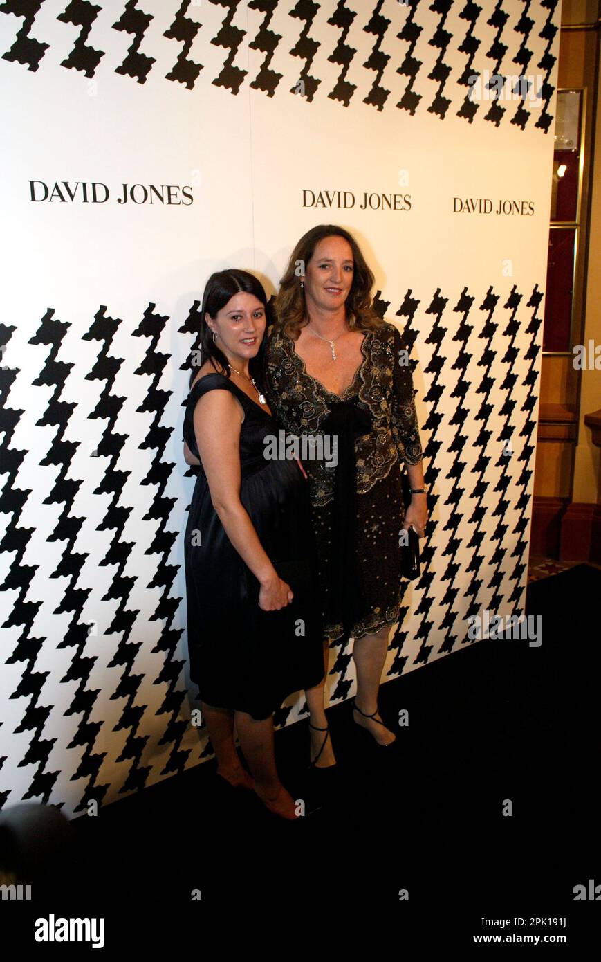 Jane Ferguson (right, sister of Sarah Ferguson) and guest at the David ...