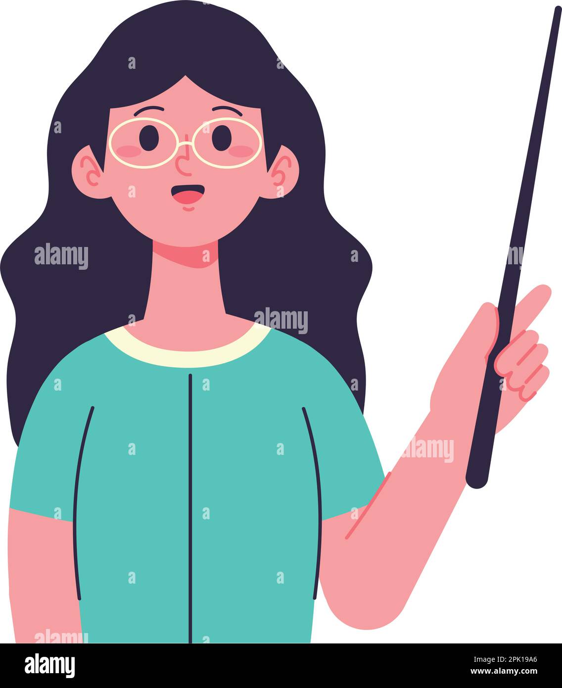 Happy high school teacher Cut Out Stock Images & Pictures - Alamy