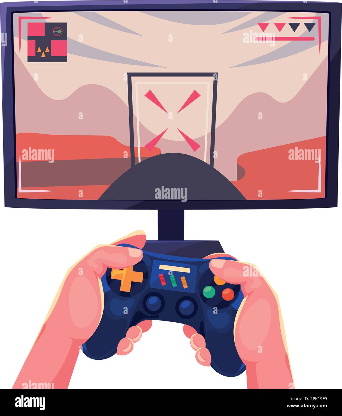 Modern entertainment online games Stock Vector Images - Alamy