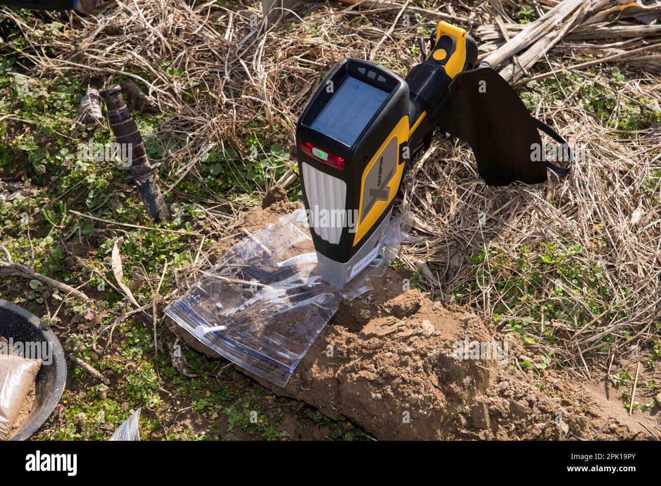 Soil contamination analysis Stock Photo - Alamy