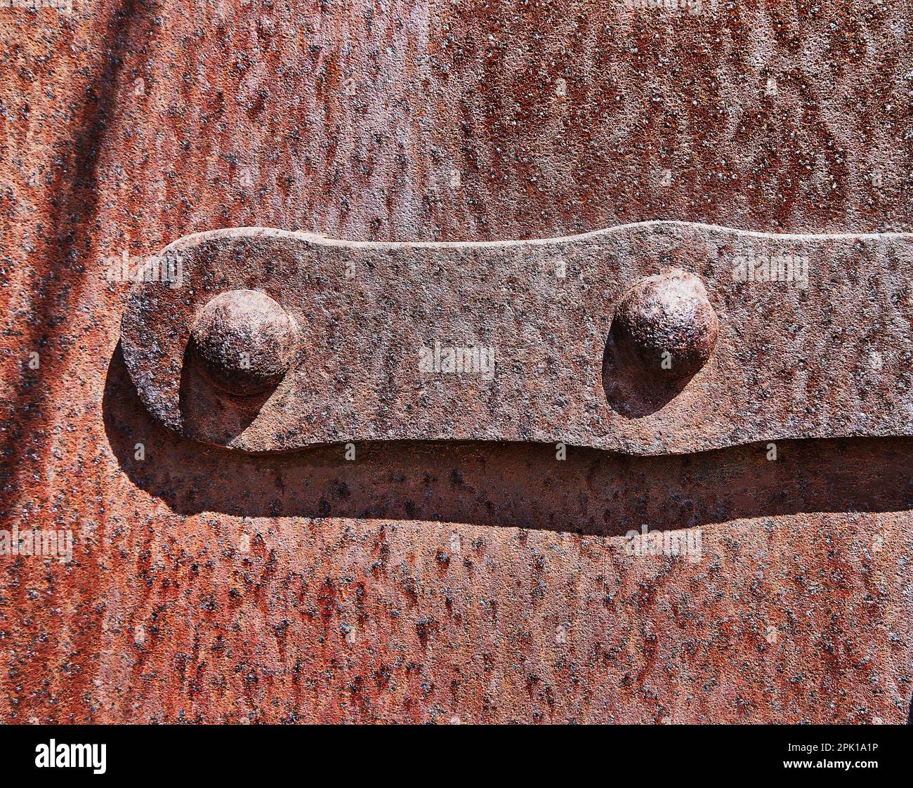 Background metal texture with rust with rivets for product photography ...