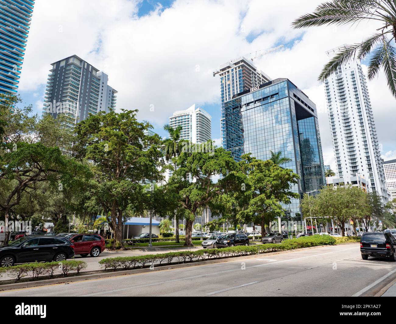 Miami, Florida USA - December 26, 2015: miami architecture of ...