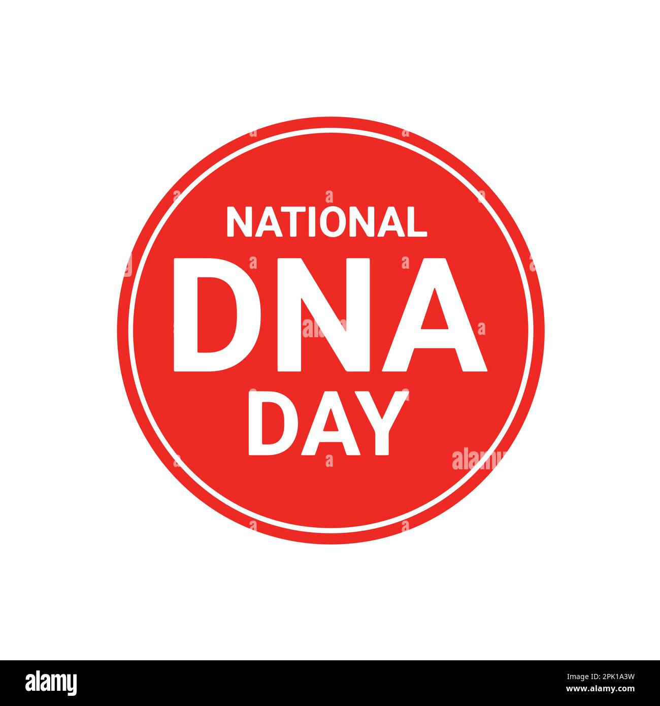 National DNA Day. Vector illustration for greeting card, poster, banner ...