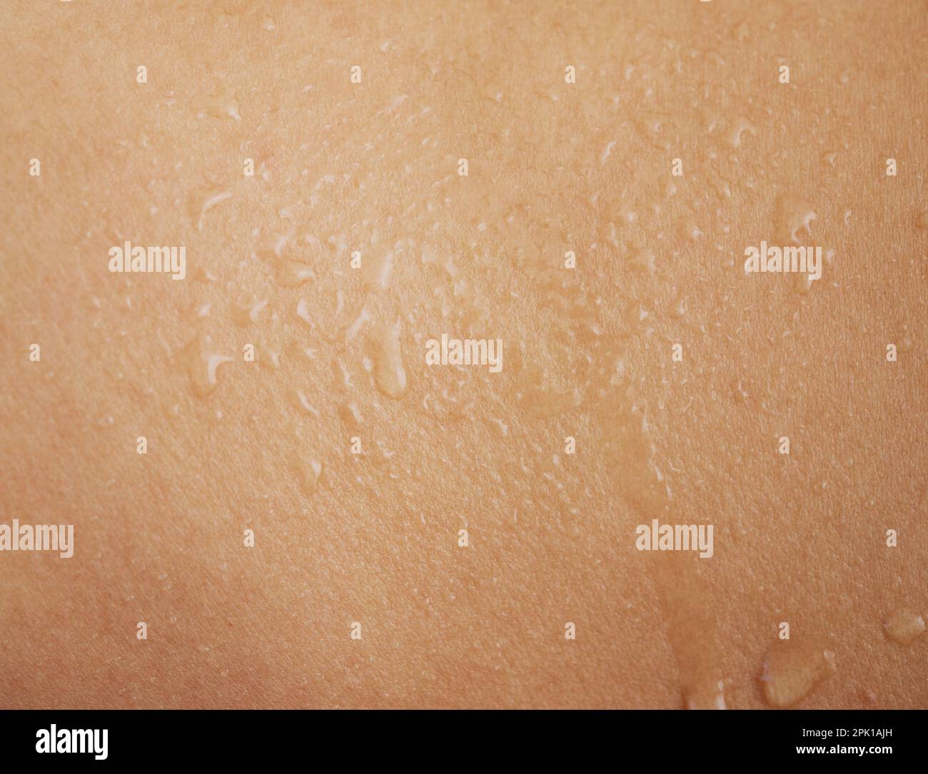 Water drops on skin Stock Photo - Alamy