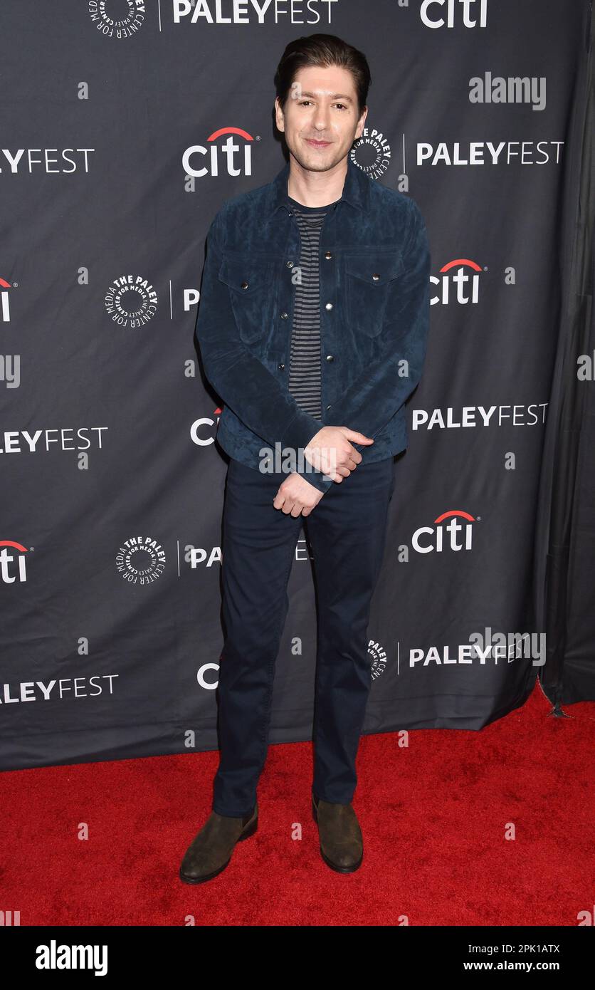 Hollywood, CA on April 4, 2023. Michael Zegen arriving to PaleyFest ...