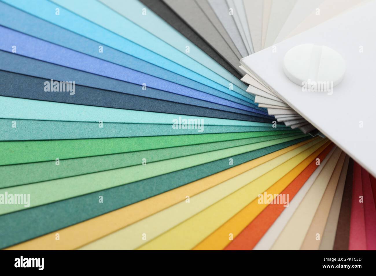 Color palette samples as background, closeup view Stock Photo - Alamy