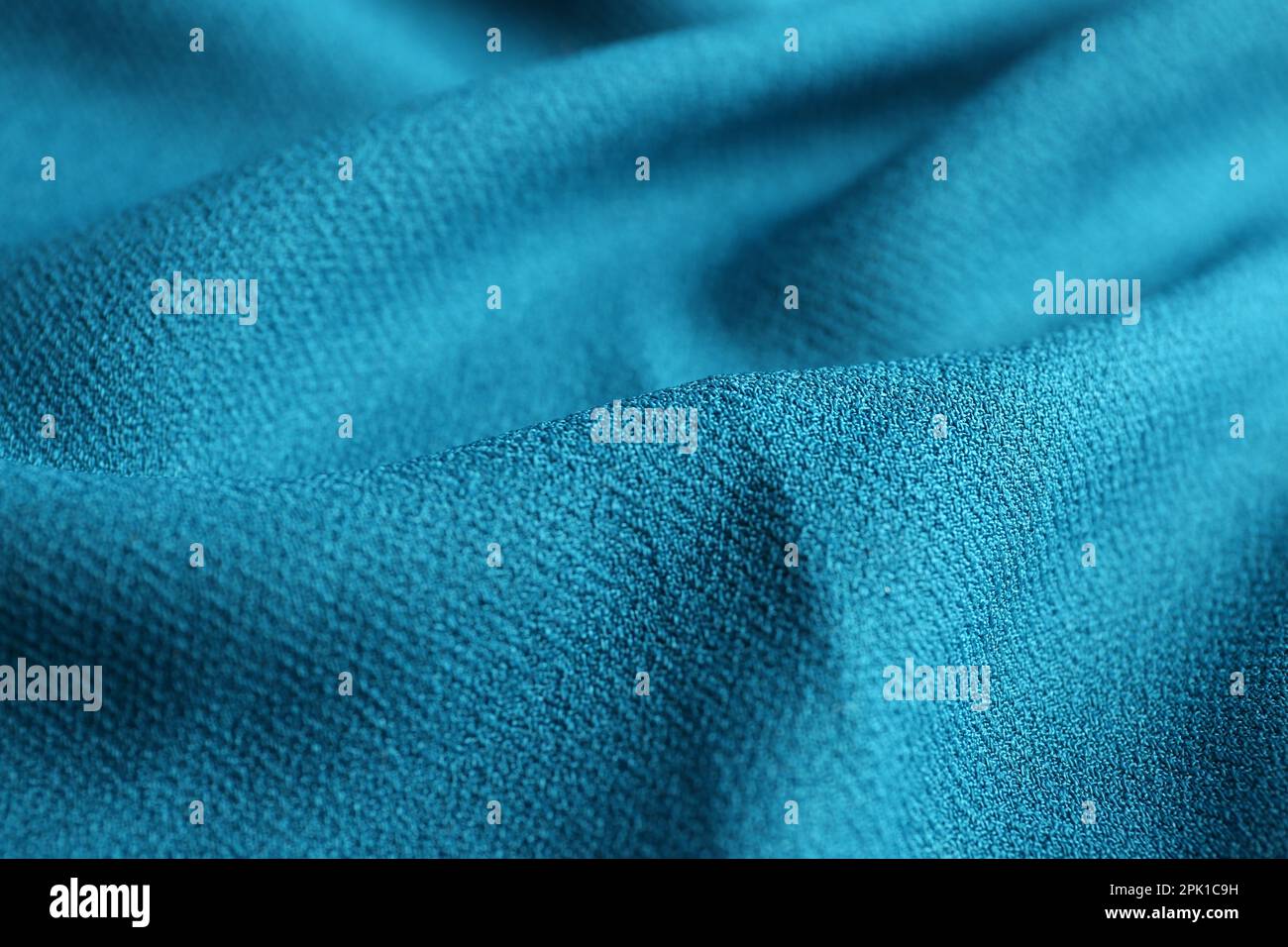 Texture of beautiful blue fabric as background, closeup Stock Photo - Alamy