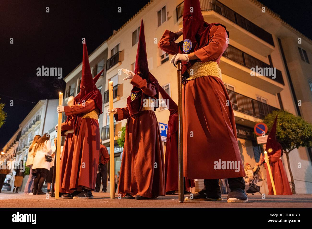 Ronda, Malaga Province, Spain - April 02, 2023: People celebrating ...