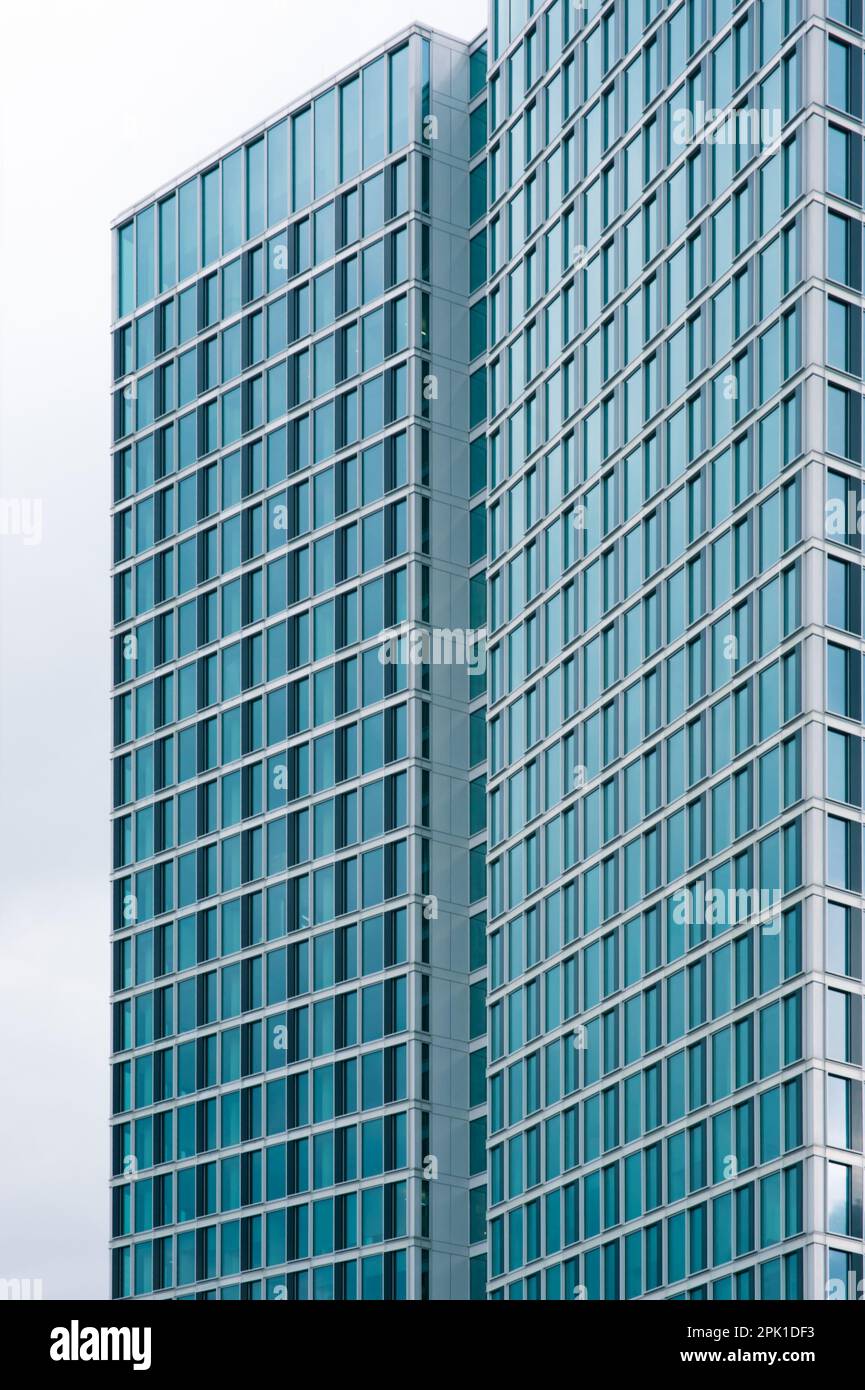 Modern multistory building with tinted windows outdoors Stock Photo - Alamy