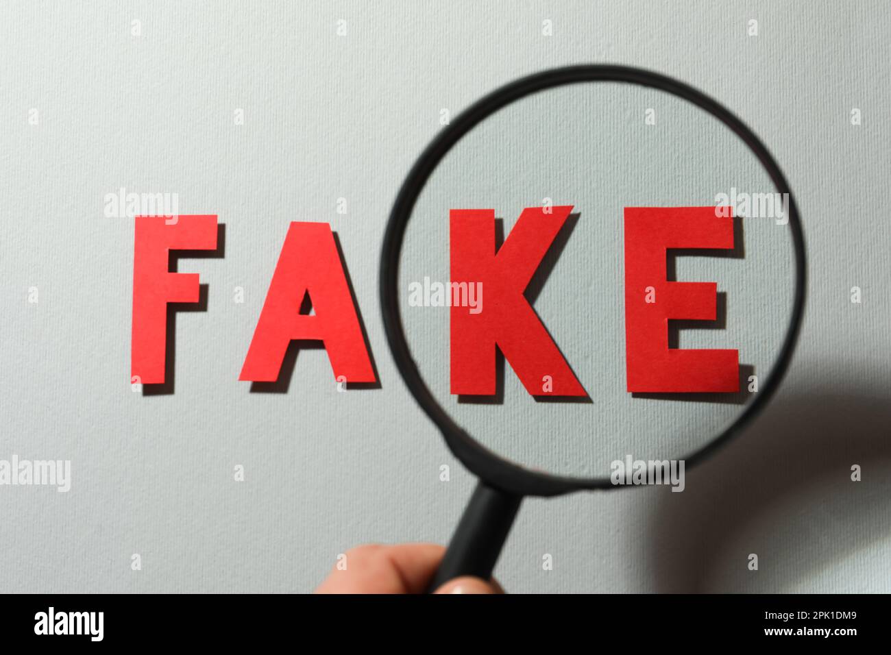 Truth word with magnifying glass hi-res stock photography and images ...