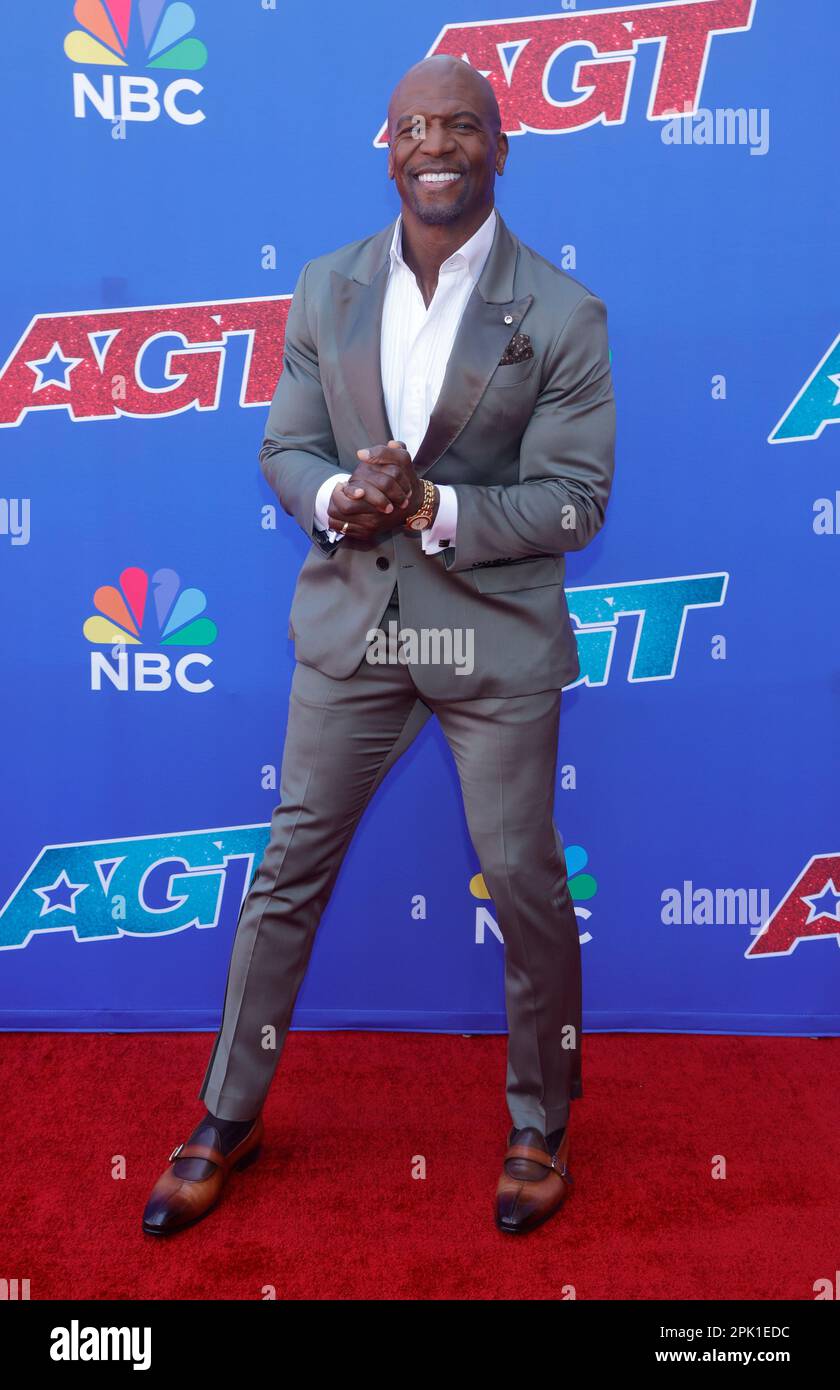 4 April 2023 Pasadena, California - Terry Crews. 'America's Got Talent ...