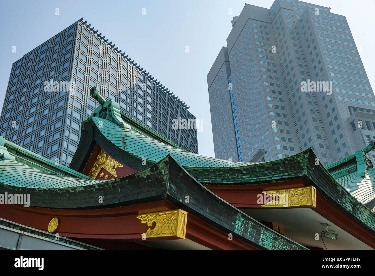 Tokyo, Japan - March 9, 2023: Detail of the Hile Shrine Sanctuary in ...