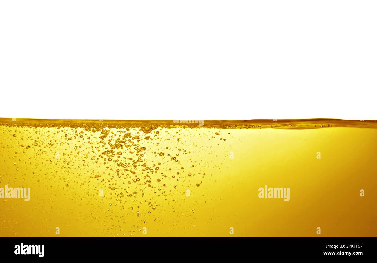 Natural organic cooking oil on white background Stock Photo - Alamy