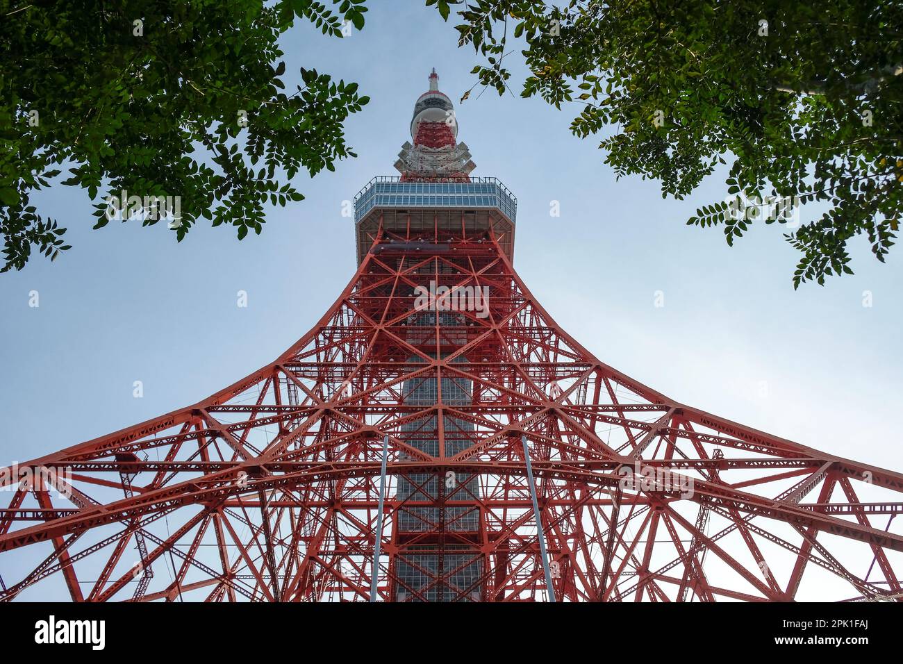 Tokyo, Japan - March 9, 2023: Tokyo Tower is a telecommunications and observation tower located ...