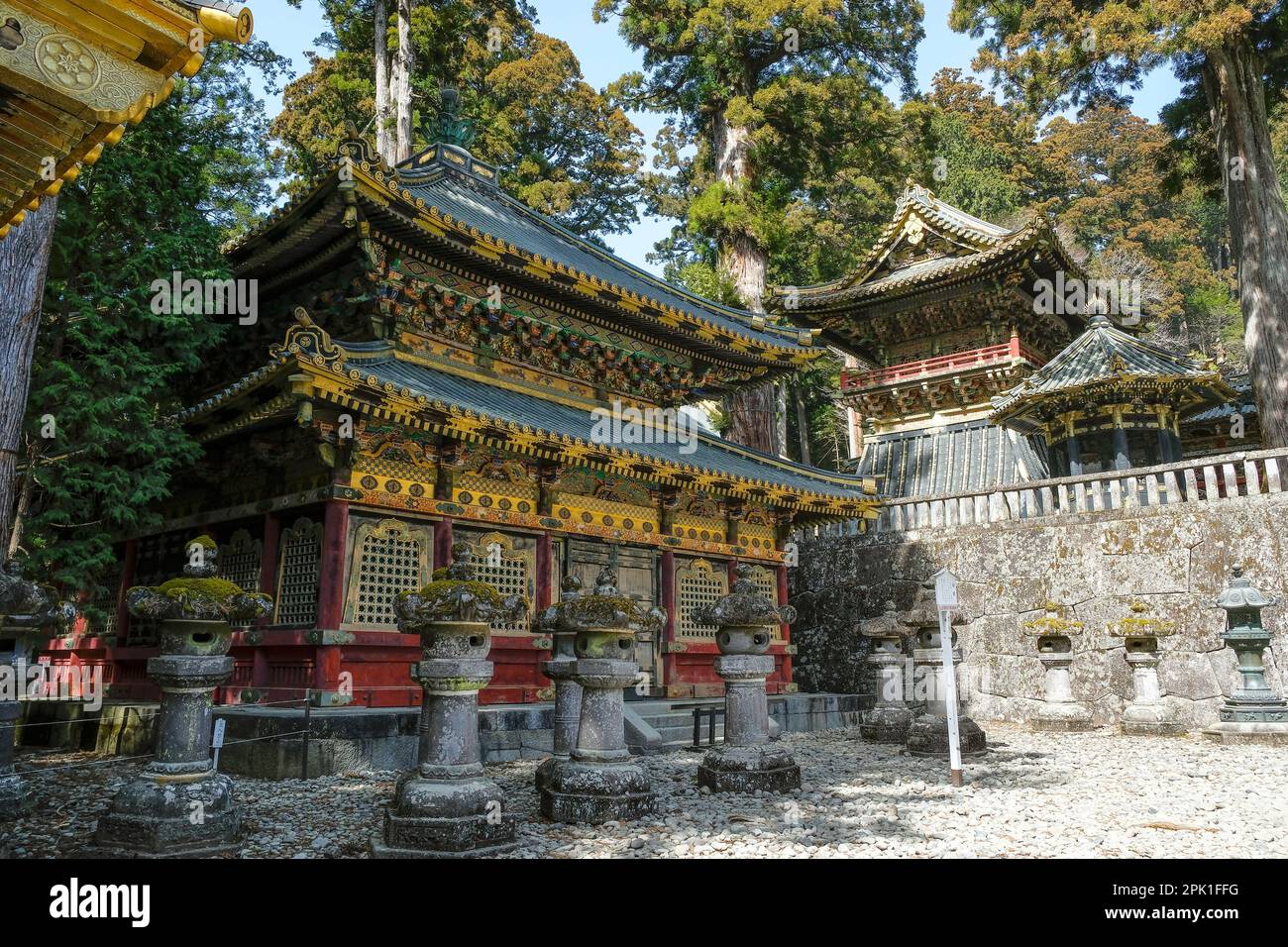 Nikko, Japan - March 11, 2023: Nikko Toshogu, the shinto shrine a ...