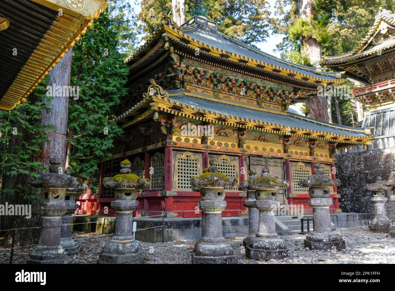 Nikko, Japan - March 11, 2023: Nikko Toshogu, the shinto shrine a ...