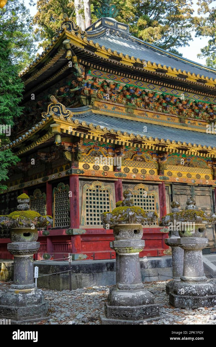 Nikko, Japan - March 11, 2023: Nikko Toshogu, the shinto shrine a ...