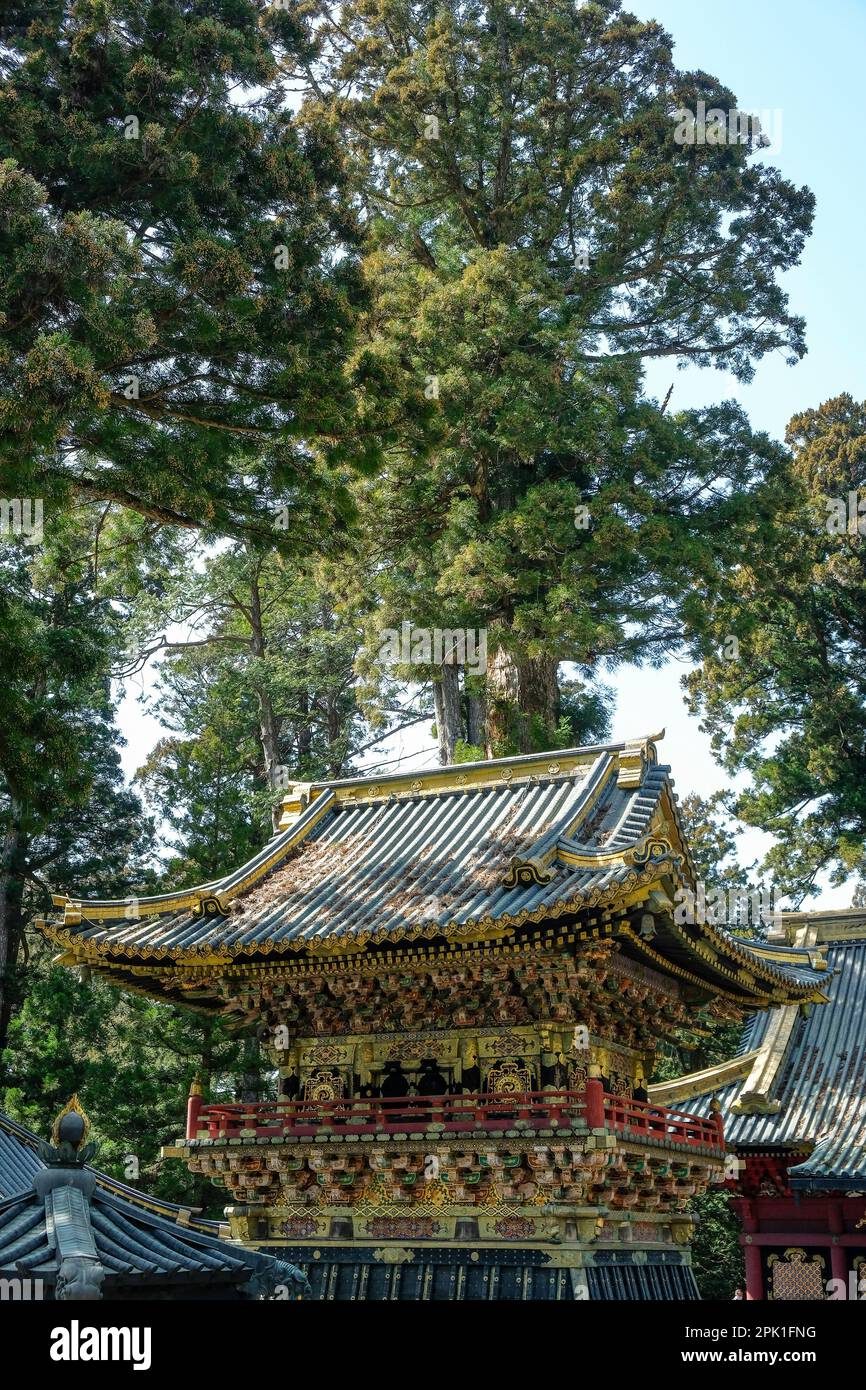 Nikko, Japan - March 11, 2023: Nikko Toshogu, the shinto shrine a ...