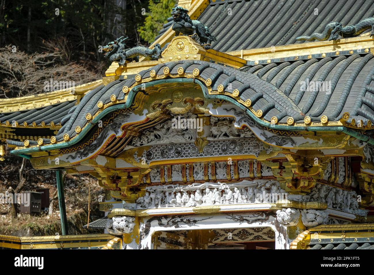 Nikko, Japan - March 11, 2023: Nikko Toshogu, the shinto shrine a ...