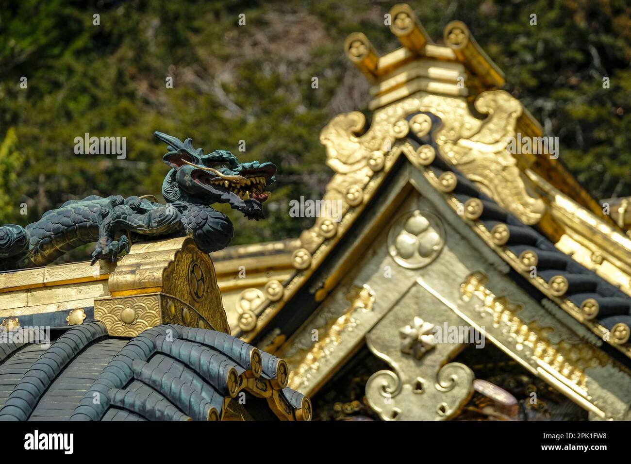 Nikko, Japan - March 11, 2023: Nikko Toshogu, the shinto shrine a ...