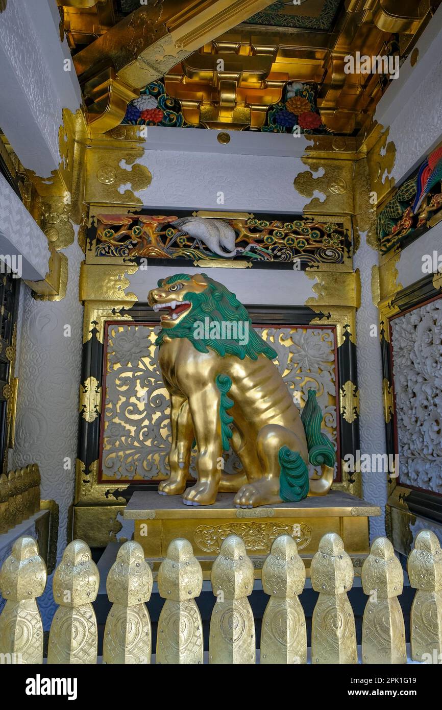 Nikko, Japan - March 11, 2023: Nikko Toshogu, the shinto shrine a ...