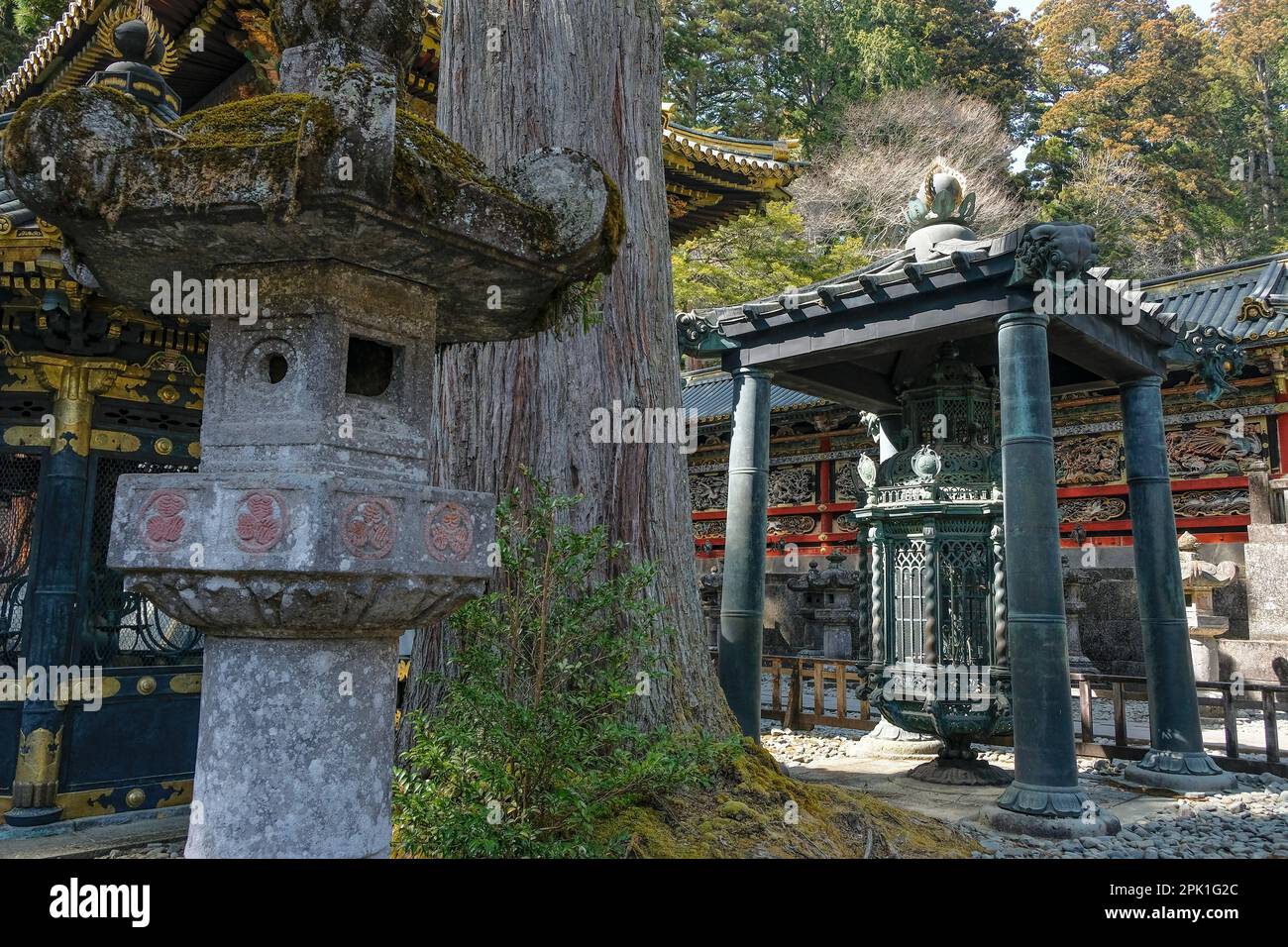 Nikko, Japan - March 11, 2023: Nikko Toshogu, the shinto shrine a ...