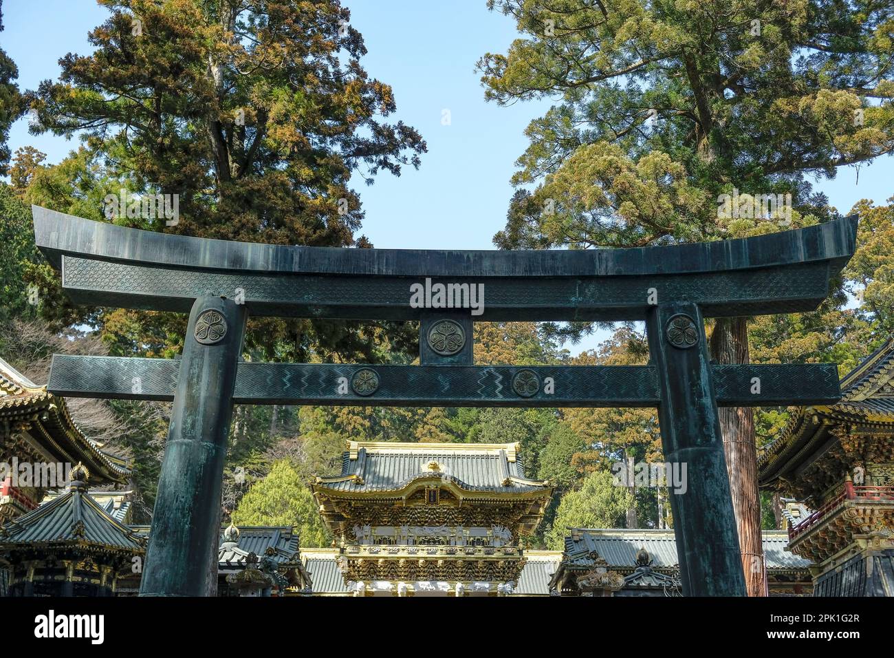 Nikko, Japan - March 11, 2023: Nikko Toshogu, the shinto shrine a ...