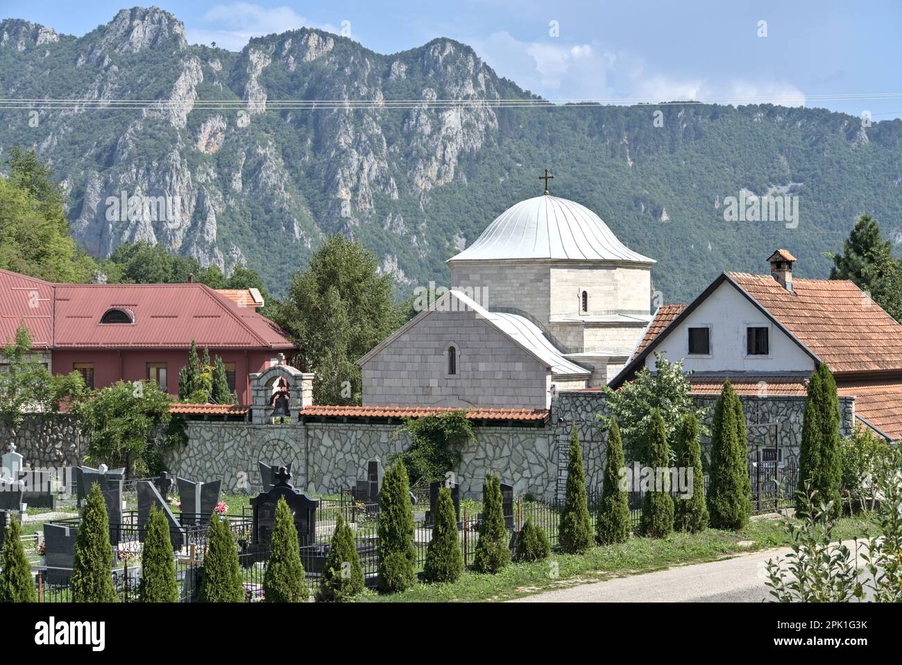 Brijeg, Plužine, Montenegro – August 2022: Monastery Zagradje/Zagrađe ...