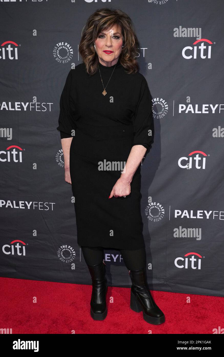 Caroline Aaron arrives at a screening of "The Marvelous Mrs. Maisel" during PaleyFest on Tuesday ...