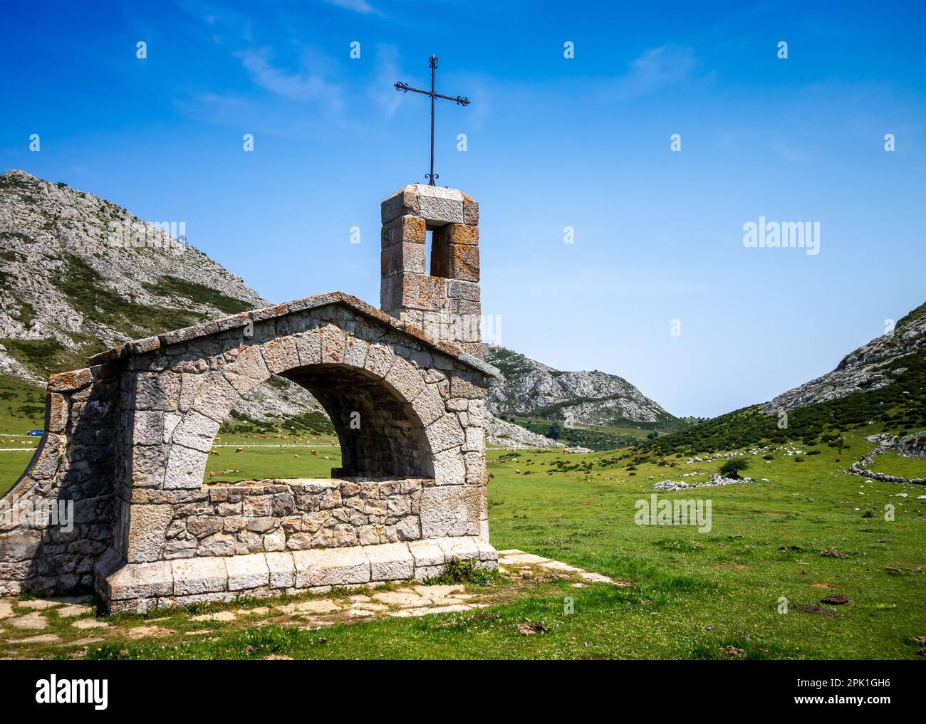 Chapel of the Good Shepherd - Ermita de El Buen Pastor - in Covadonga ...
